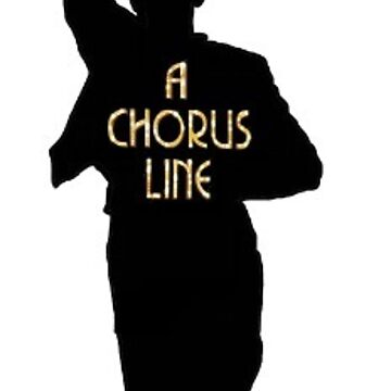"A chorus line sticker" Sticker for Sale by Surlepearl | Redbubble