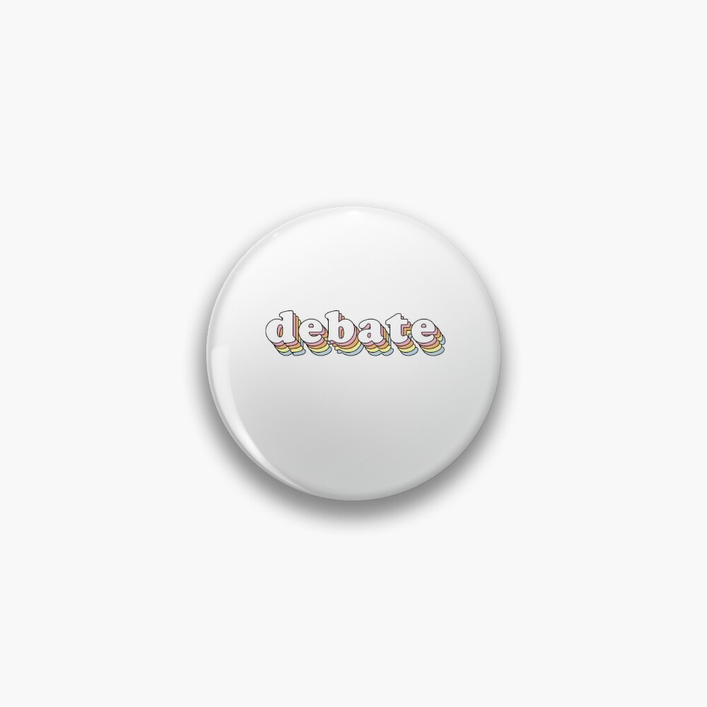 "groovy debate " Sticker for Sale by emilxr | Redbubble