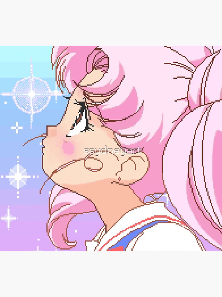 "Sailor Chibi Moon Pixel Art" Poster for Sale by ssydneyart | Redbubble
