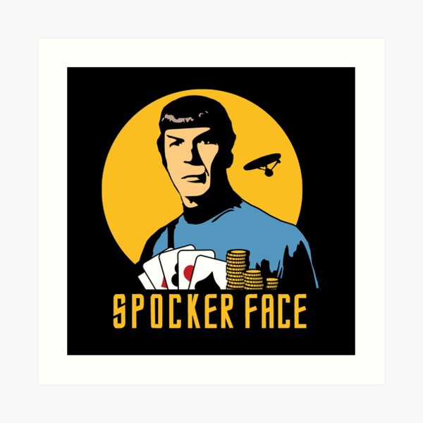 "POKER FACE" Art Print for Sale by francoisville | Redbubble