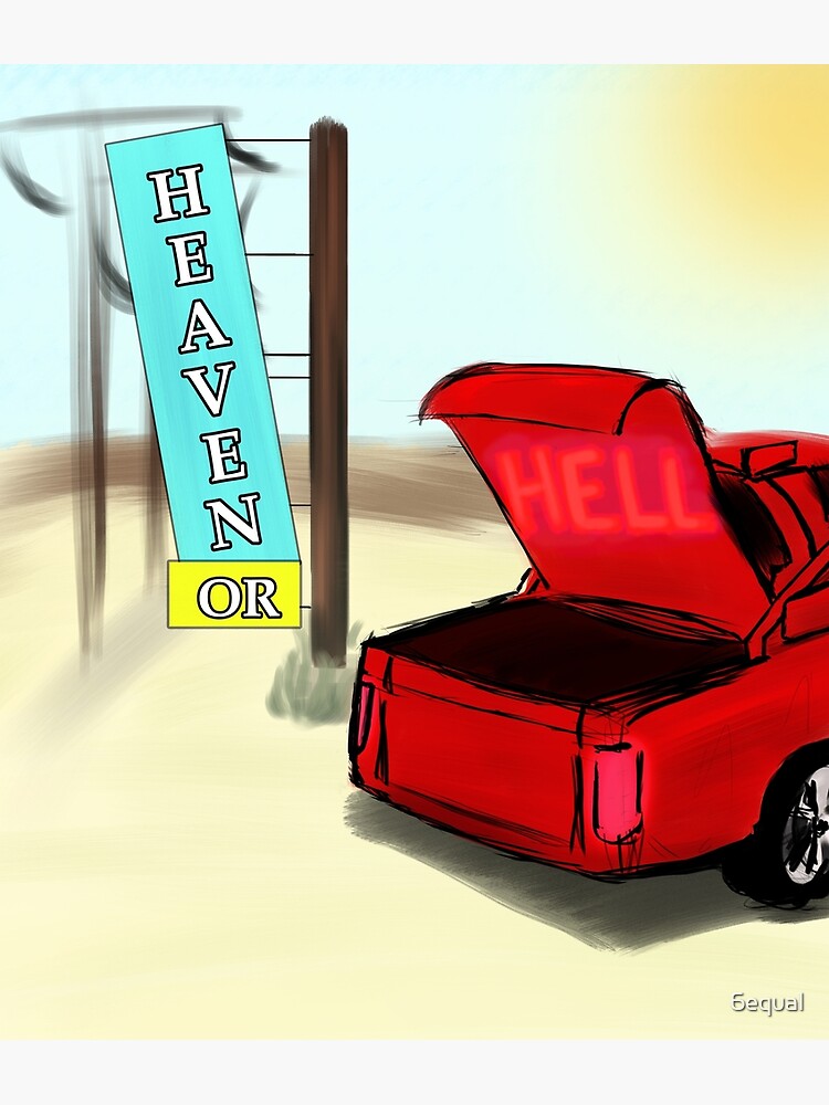 "don Toliver Heaven or hell exclusive album cover" Art Print by 6equal ...