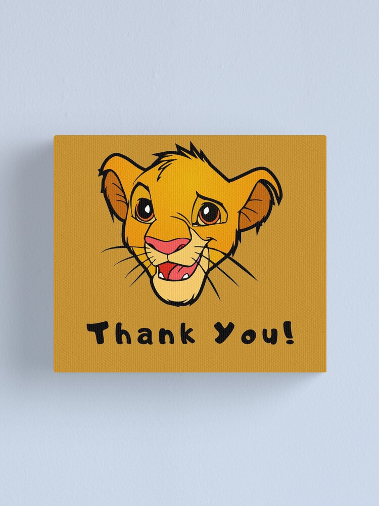 "Happy Birthday - The Lion King - Simba" Canvas Print for Sale by ...