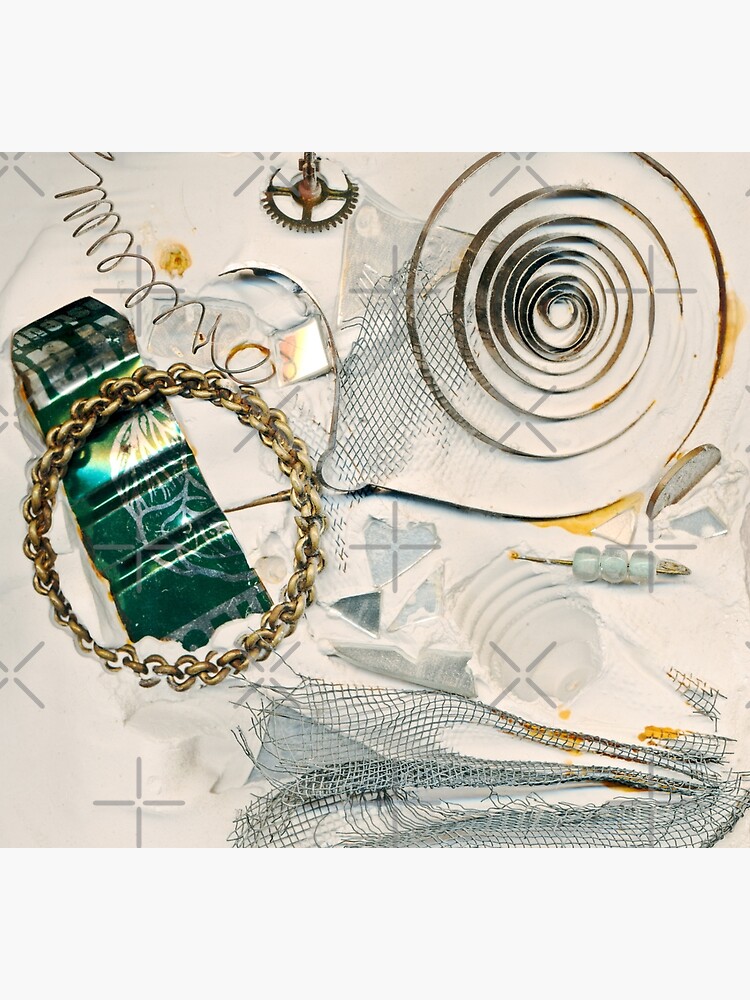 "Rusty objects in plaster, handwork with garbage" Socks for Sale by ...