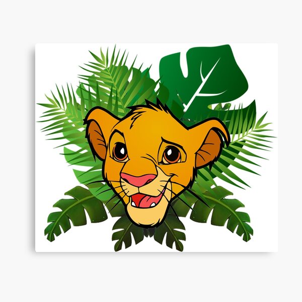 "Lion King - Simba - Jungle" Canvas Print by RotemButzian | Redbubble