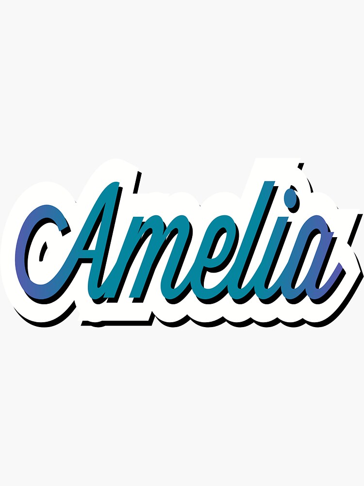 "Amelia" Sticker by Aliibnouhassan | Redbubble
