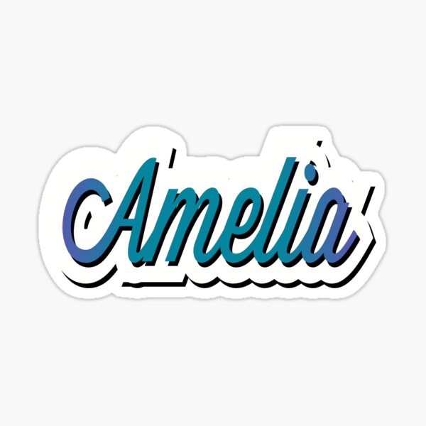 "Amelia" Sticker by Aliibnouhassan | Redbubble