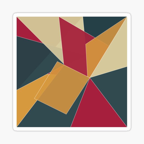 "Geometric Pattern" Sticker for Sale by mschubbybunny | Redbubble