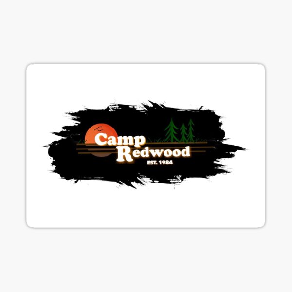 "REDWOOD CAMP "RIPPED LOGO '" Sticker for Sale by ahs9fx | Redbubble