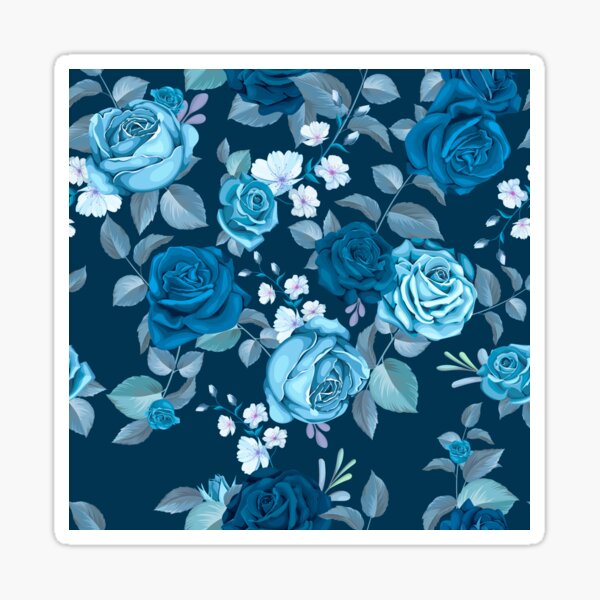 "Blue Rose" Sticker for Sale by gauravsk85 | Redbubble