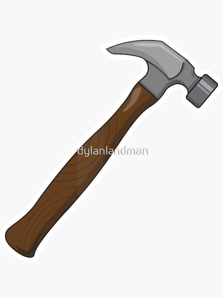 "Hammer" Sticker for Sale by dylanlandman | Redbubble