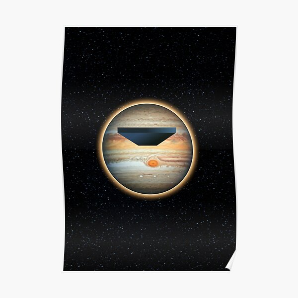 "Space Odyssey Jupiter Monolith" Poster by muskitt | Redbubble
