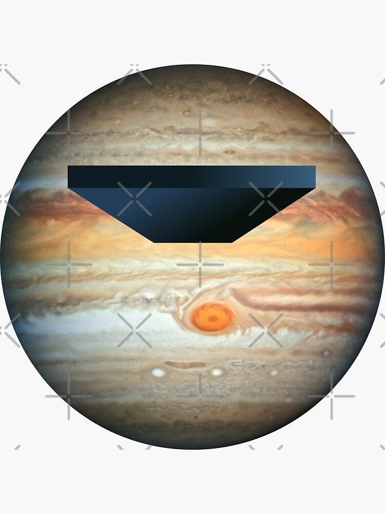 "Space Odyssey Jupiter Monolith" Sticker by muskitt | Redbubble