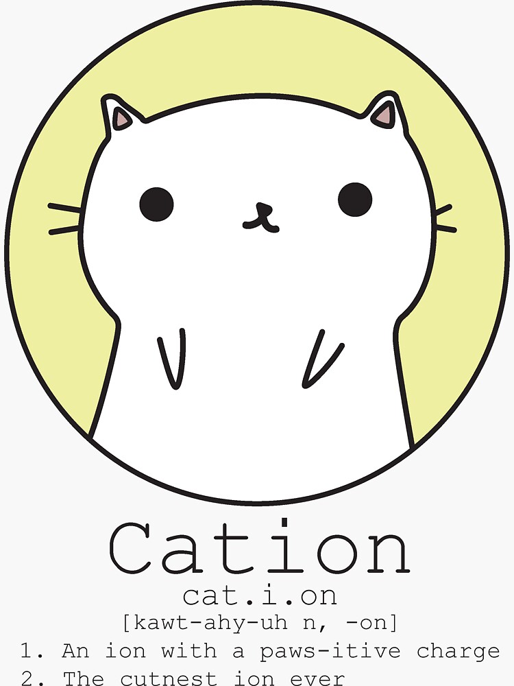 "Cation" Sticker for Sale by Snuch22 | Redbubble