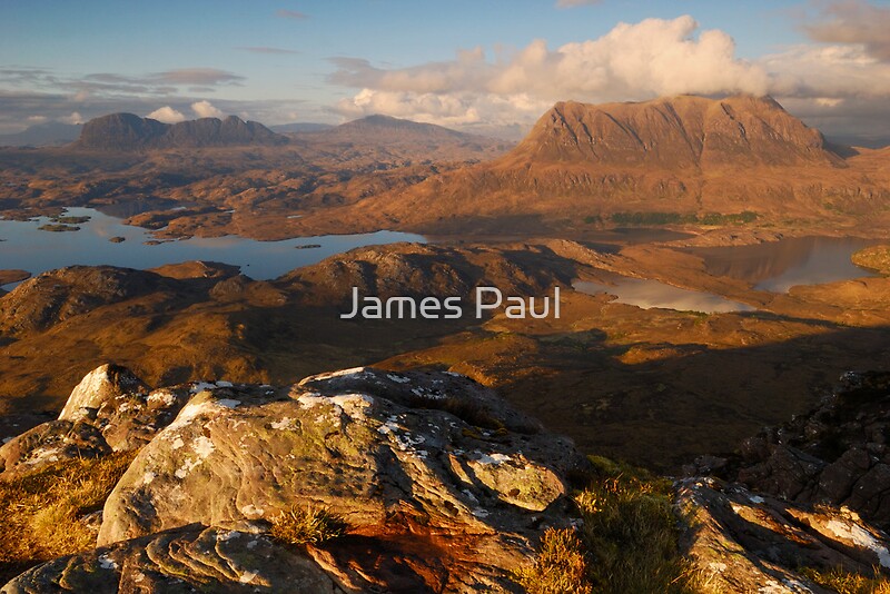 "Assynt Mountains from Stac Pollaidh, Assynt, Sutherland, Scotland" by ...