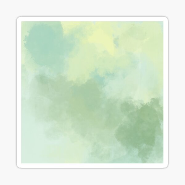 "Digital Abstract Painting Background | Green" Sticker for Sale by ...