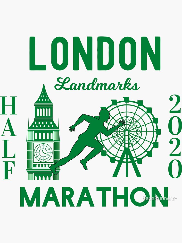 "London Landmarks Half Marathon 2020 Green - London Marathon Big Ben ...