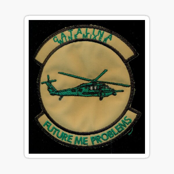 "USAF 130th Rescue Squadron RQS Pararescue Catalina Wine Mixer Patch T ...
