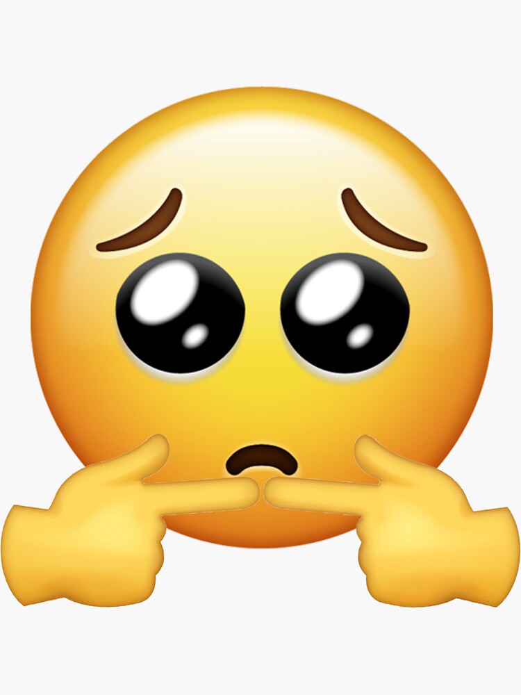 "Shy Emoji" Sticker for Sale by leojj | Redbubble