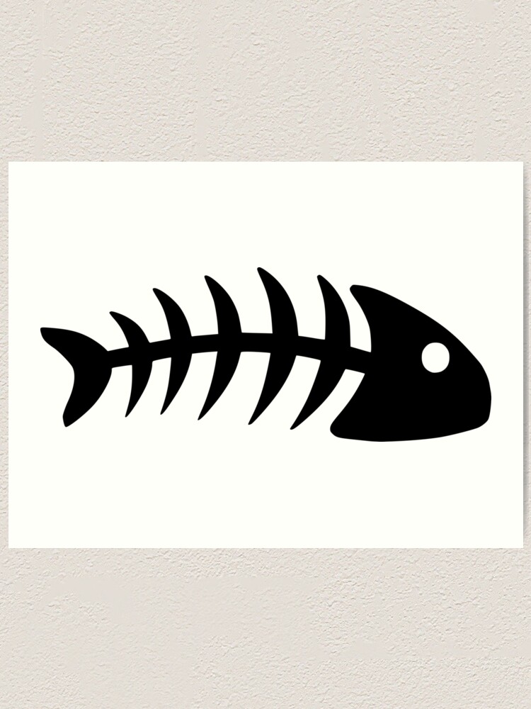 "Fish bone" Art Print for Sale by sweetsixty | Redbubble