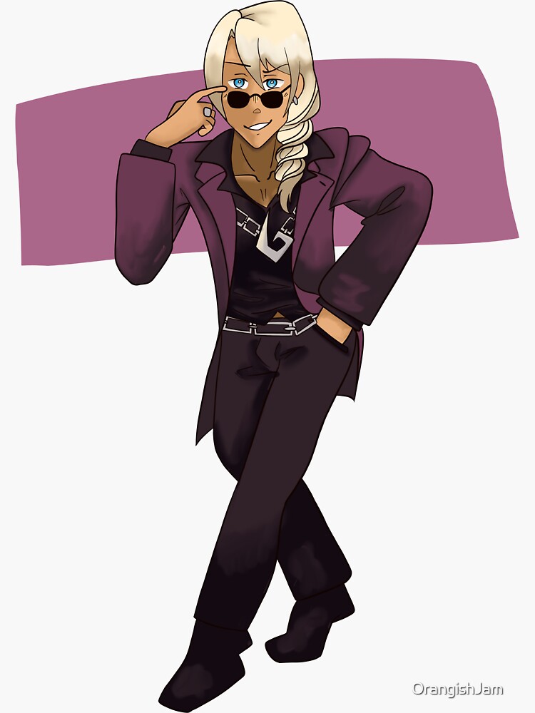"Klavier Gavin" Sticker for Sale by OrangishJam | Redbubble