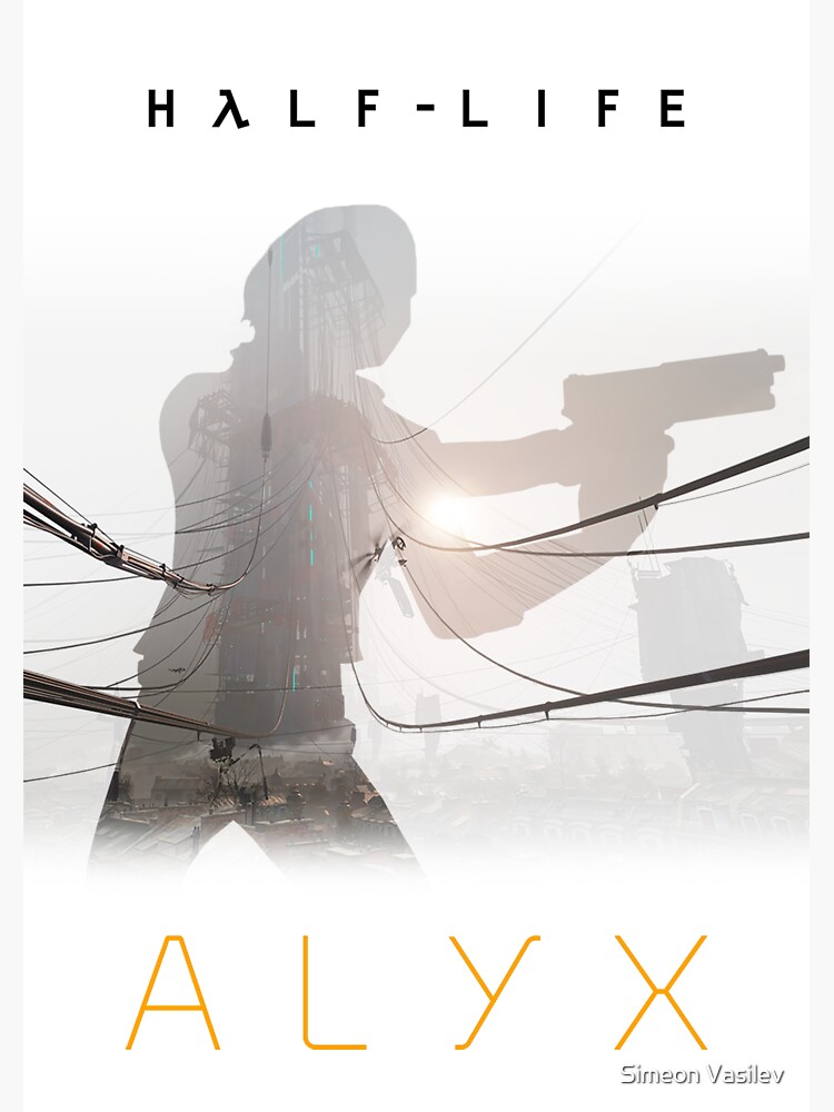 "Half-Life: Alyx fan-made poster" Sticker for Sale by SlavMagic | Redbubble