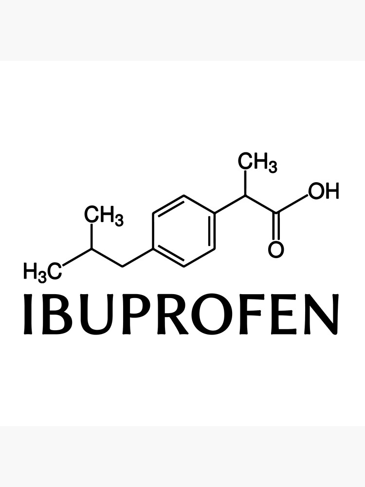 "ibuprofen" Poster for Sale by Iskanderox | Redbubble