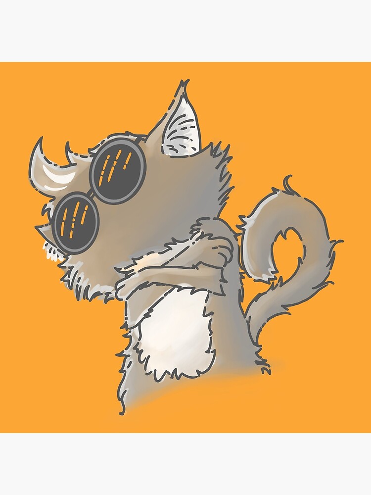 "Cool cat - color" Poster by m-ersan | Redbubble