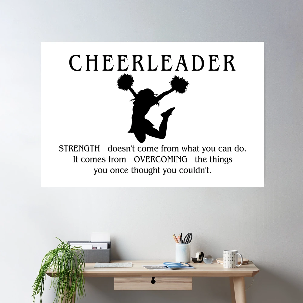 Cheer Poster Quotes Senior Cheer Quotes. QuotesGram