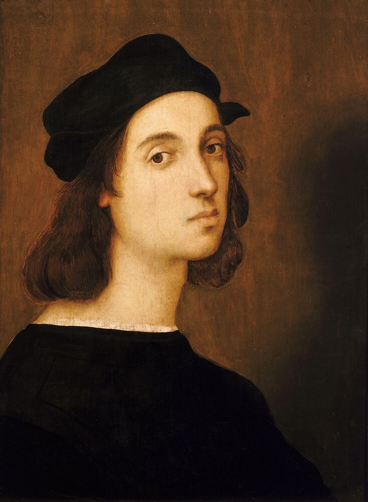 "Self portrait, Raphael" by fourretout | Redbubble