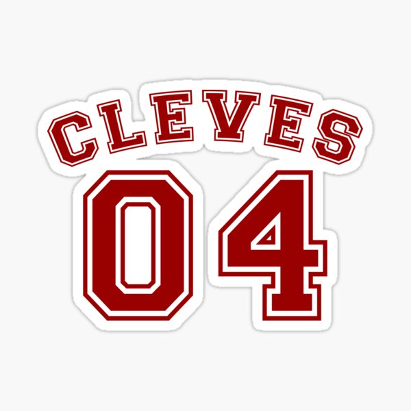 "Cleves Varsity" Sticker for Sale by politedemon | Redbubble