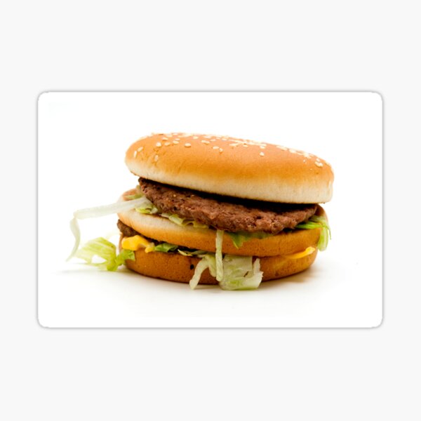"Big Mac" Sticker for Sale by troianifabrizio | Redbubble