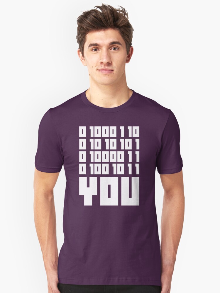 Fuck You Binary Code T Shirts And Hoodies By No Doubt Redbubble
