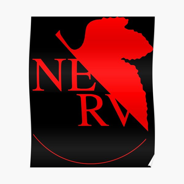 "Nerv logo simple" Poster for Sale by unicornchamploo | Redbubble