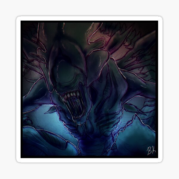 "Alien Queen" Sticker for Sale by bluedemon00 | Redbubble
