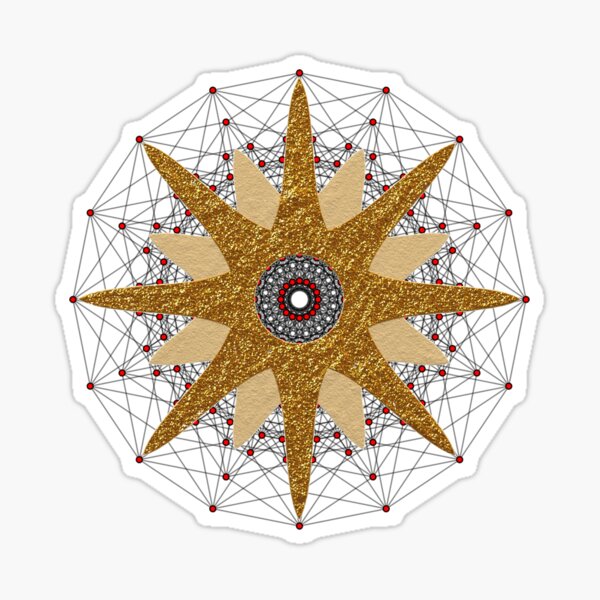 "nice matric design" Sticker for Sale by guruwishing | Redbubble