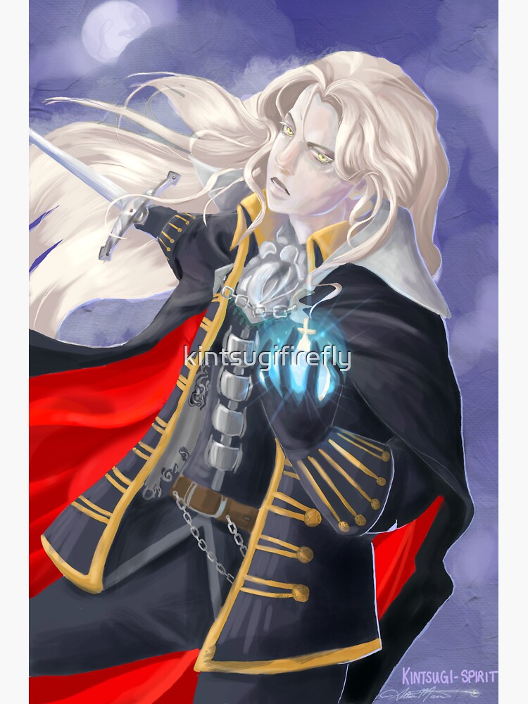 "Alucard" Sticker for Sale by kintsugifirefly | Redbubble