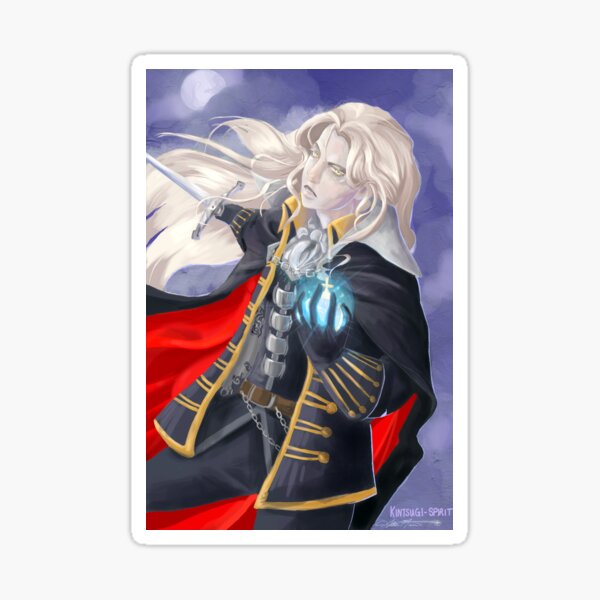 "Alucard" Sticker for Sale by kintsugifirefly | Redbubble