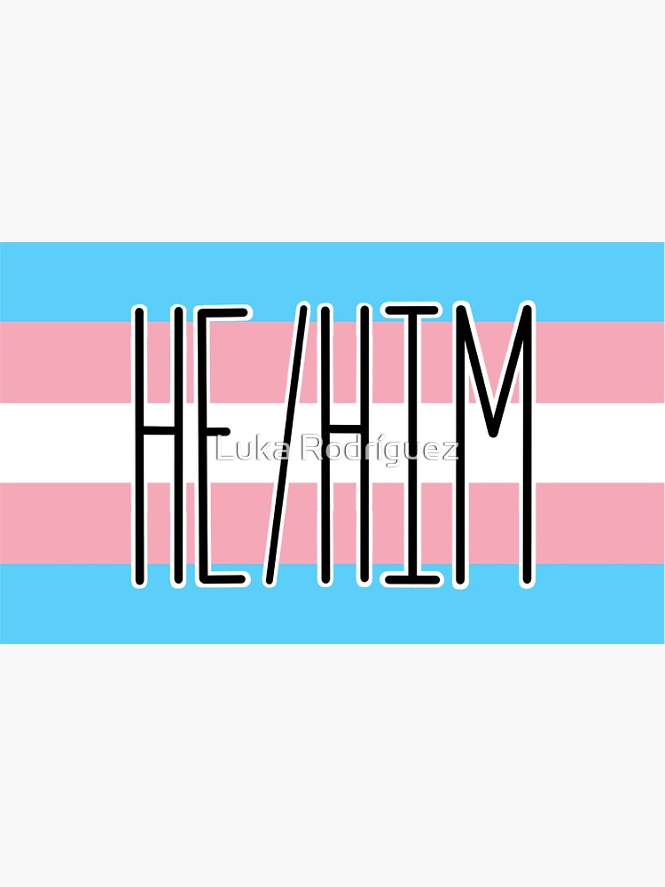 "Trans Masc" Sticker by BlueBlaire | Redbubble