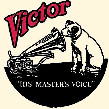 "Victor "His Master's Voice"" Sticker for Sale by LtFrenchFries | Redbubble