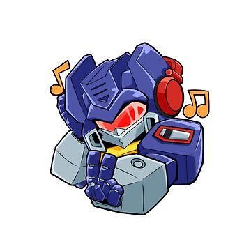 "Soundwave Chibi" Sticker for Sale by ZKdraws | Redbubble