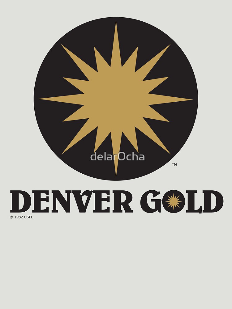 "Denver Gold " T-shirt for Sale by delar0cha | Redbubble | denver gold ...