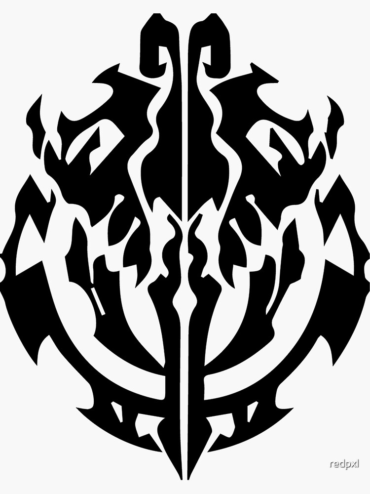 "Overlord Emblem" Sticker for Sale by redpxl | Redbubble