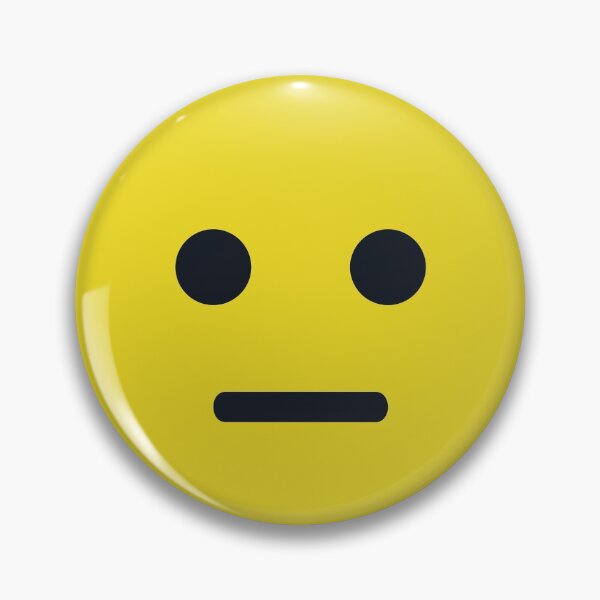 "Neutral Face Smiley, Straight Mouth, Emoticon, Cute and Funny Emoji ...