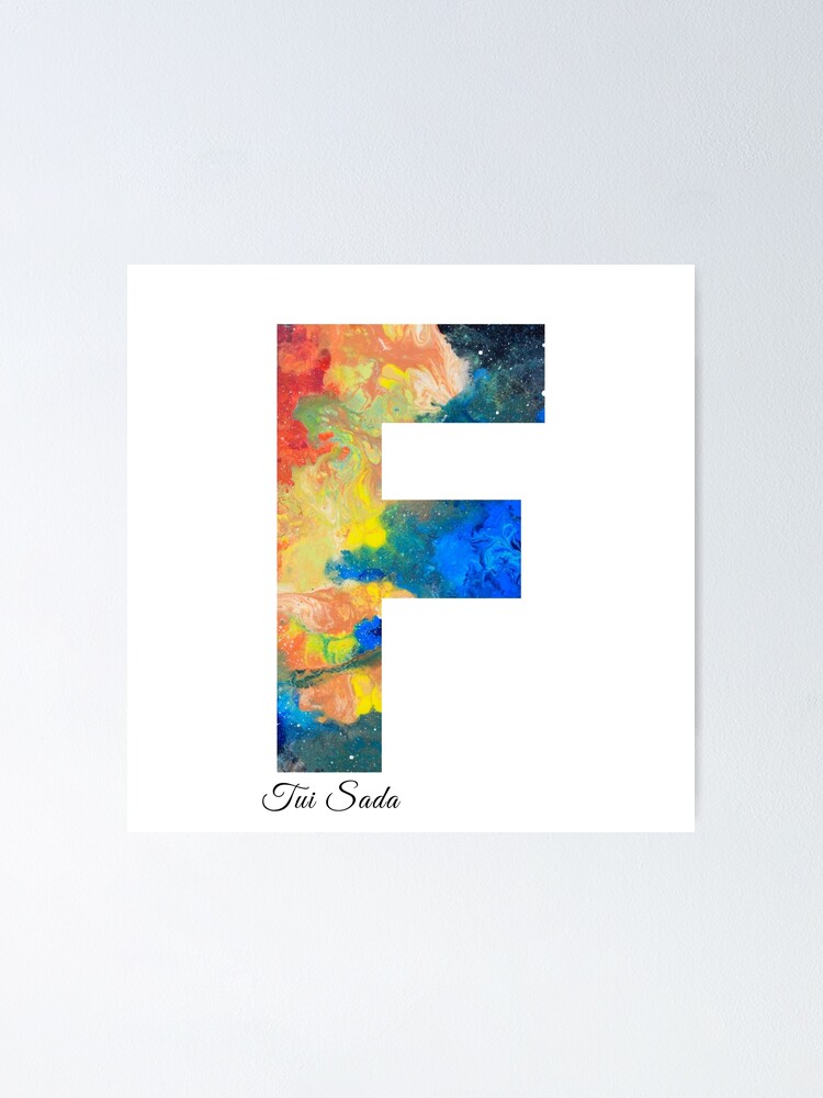 Póster «Letra F - La Nebulosa del Gigante Volador por Tui Sada» de ...