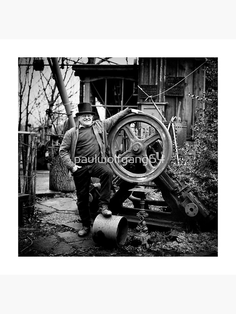 "Fred Dibnah Steeplejack " Poster for Sale by paulwolfgang64 | Redbubble
