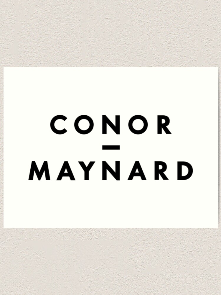 "Conor Maynard logo" Art Print for Sale by SachikoChu | Redbubble