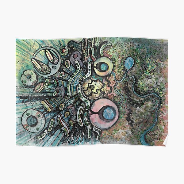 "Megapolis" Poster for Sale by Godyna | Redbubble