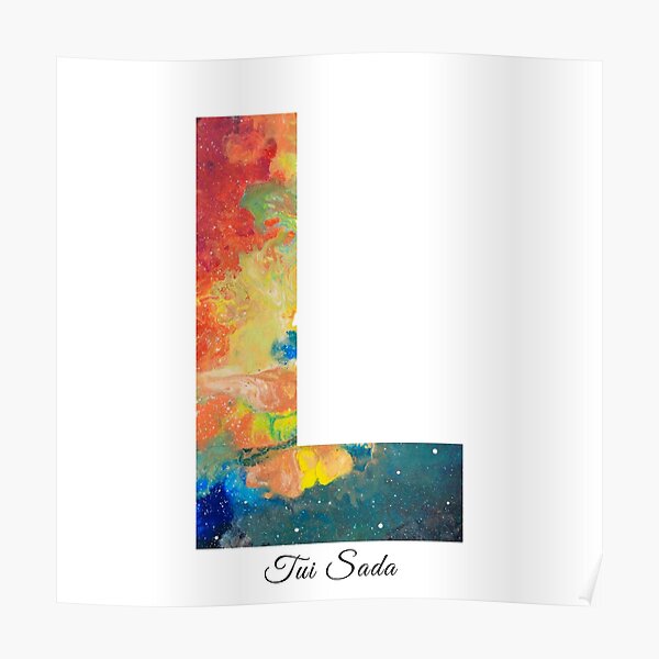 "Letter L - The Flying Giant Nebula by Tui Sada" Poster for Sale by ...