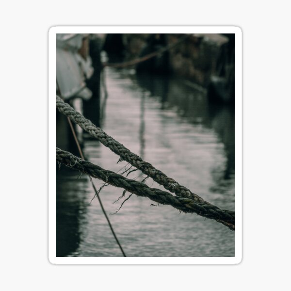 "Old Sailing Ropes" Sticker for Sale by Luigi-Veggetti | Redbubble