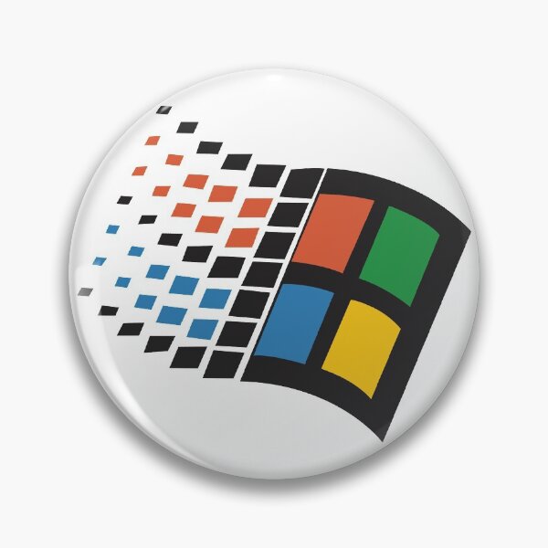 Windows 95 Pins and Buttons | Redbubble